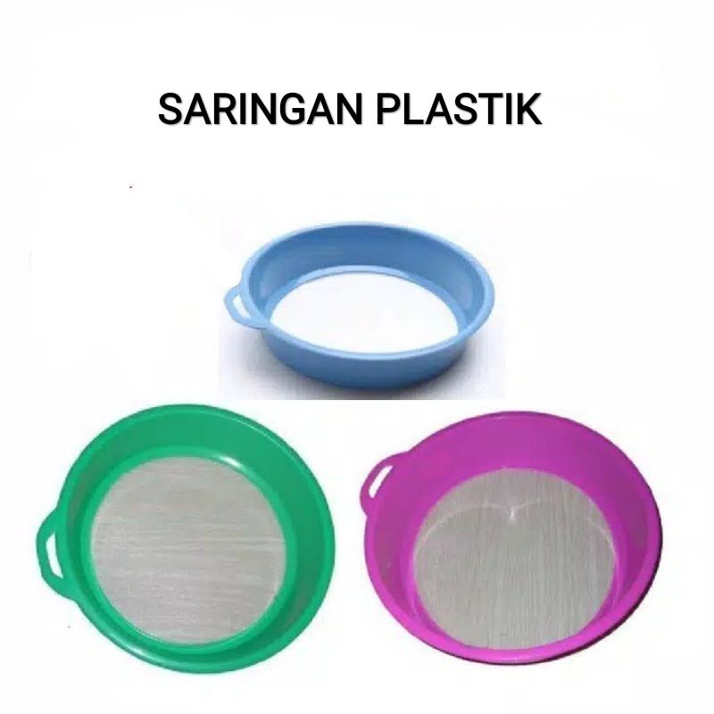 Jual SARINGAN SANTAN/TEPUNG/GULA HALUS / SARINGAN PLASTIK | Shopee ...