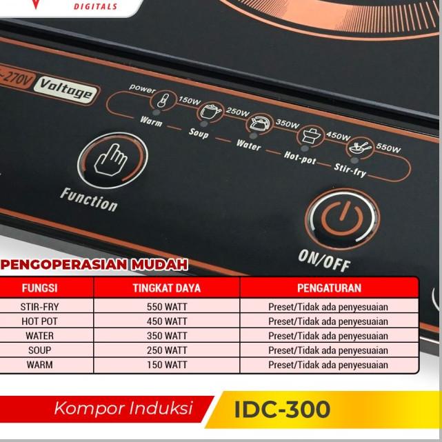 Jual kompor listrik induksi advance idc-300 150-500W Induction Cooker | Shopee Indonesia