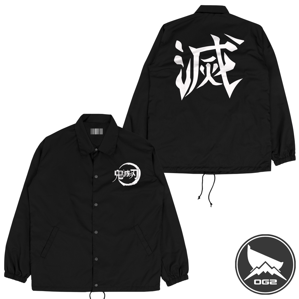 Jual Jacket Coach anime kimetsu no yaiba tanjiro zinetsu A090 jaket OG2 ...