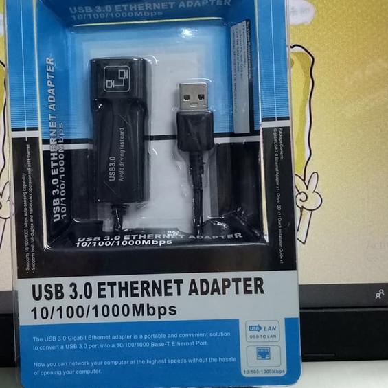 Jual USB 3.0 To Lan Cable Gigabit Lan Ethernet Adapter Up To 1000 Mb ...