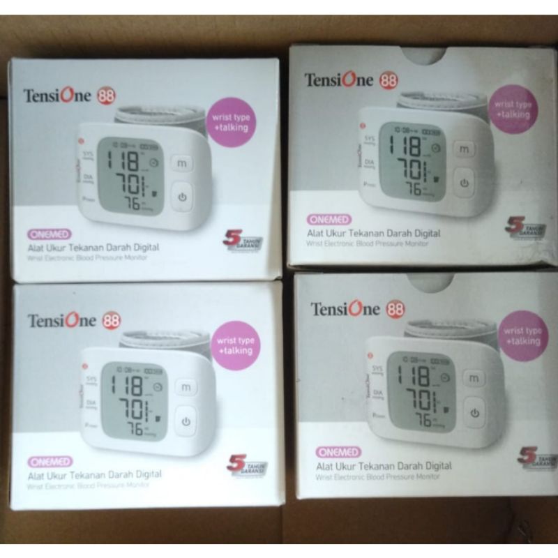 Jual Tensimeter Digital Tensimeter Pergelangan Tangan Onemed Tensione ...