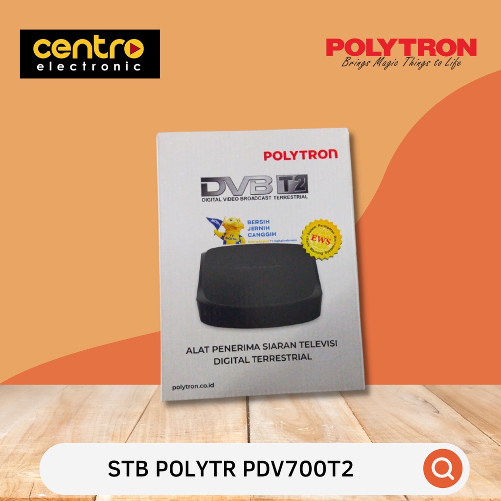 Jual Polytron Set Top Box PDV 700 T2 TV Digital PDV700T2 STB SET UP BOX ...