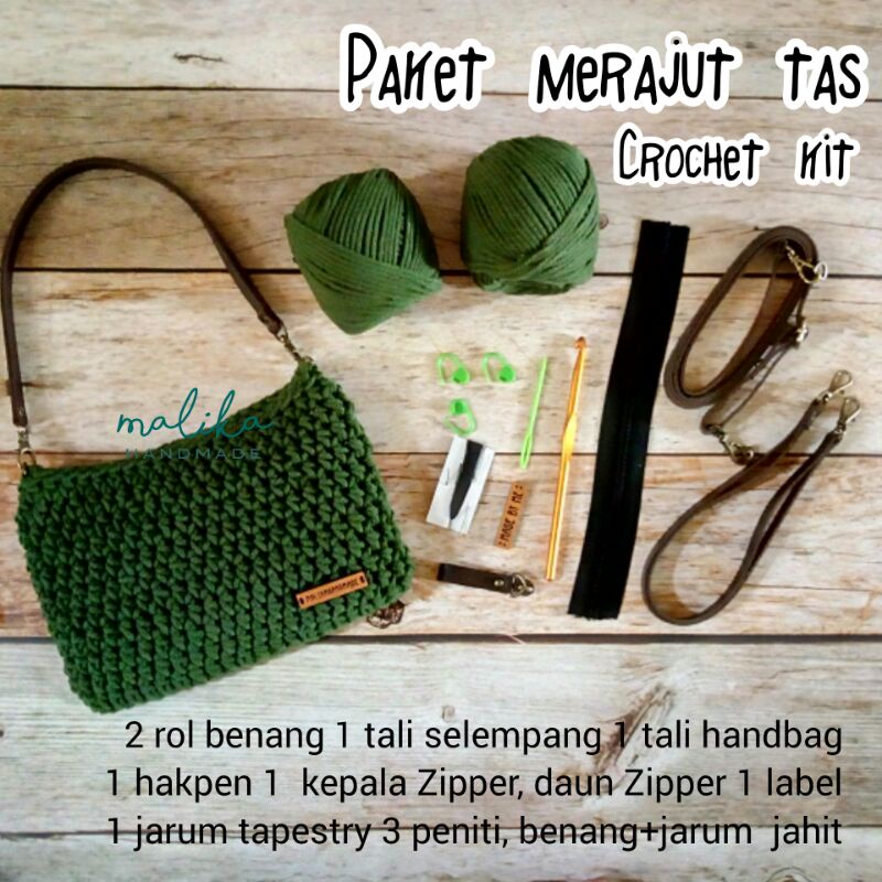 Jual DIY crochet kit | Paket merajut untuk pemula | Shopee Indonesia