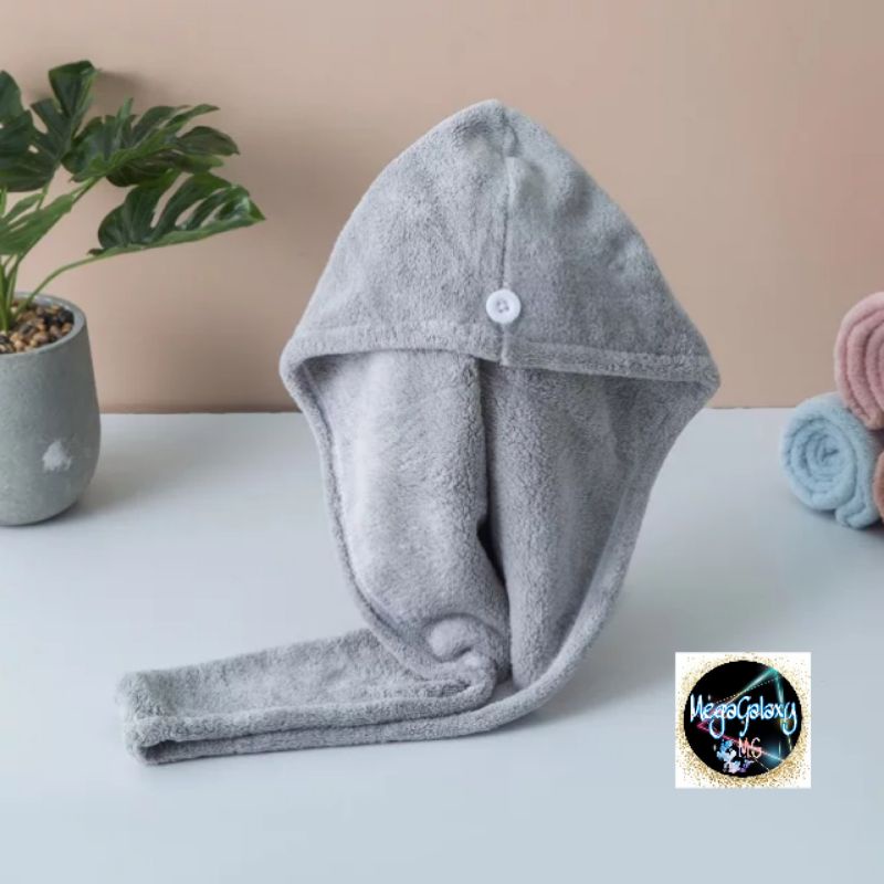 Jual Handuk Rambut Keramas Microfiber Pengering Rambut Kepala Import ...