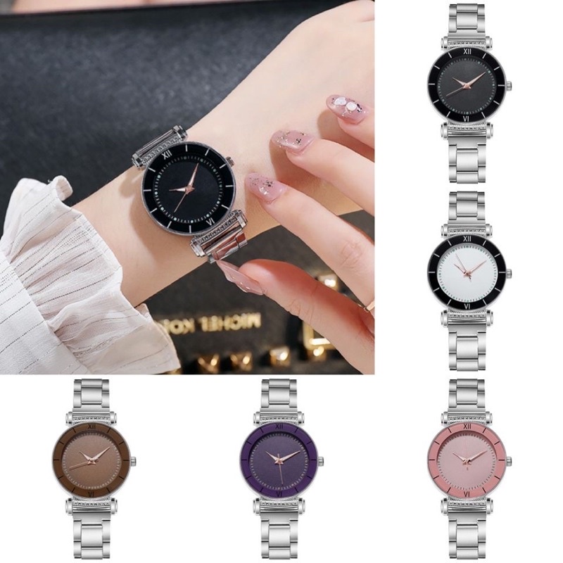 Jual Jam analog quartz bulat | Shopee Indonesia