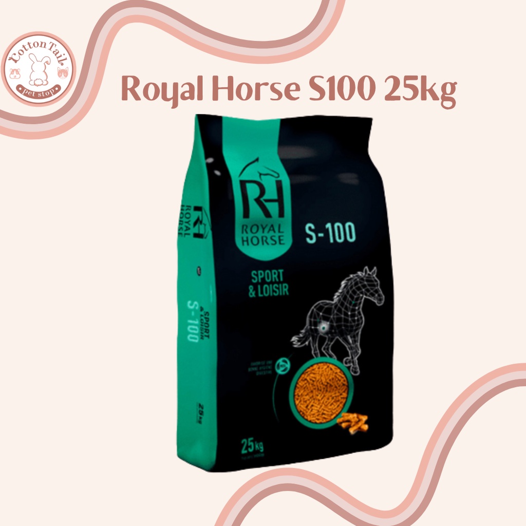 Jual Pakan Kuda kelinci Royal Horse S100 25kg pelet kuda kelinci torto ...