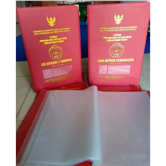 Jual Map Raport K13 Sablon Bahan Semi Kulit Isi 10lembar | Shopee Indonesia