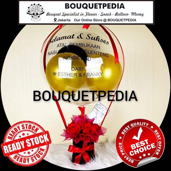 Jual Box Balon Bunga 27 Buket Opening Toko Graduation Wisuda Selamat ...