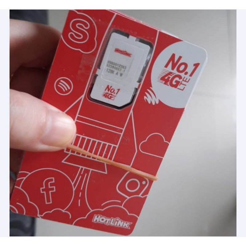 Jual SIM CARD MALAYSIA HOTLINK 1 week/1 minggu | Shopee Indonesia