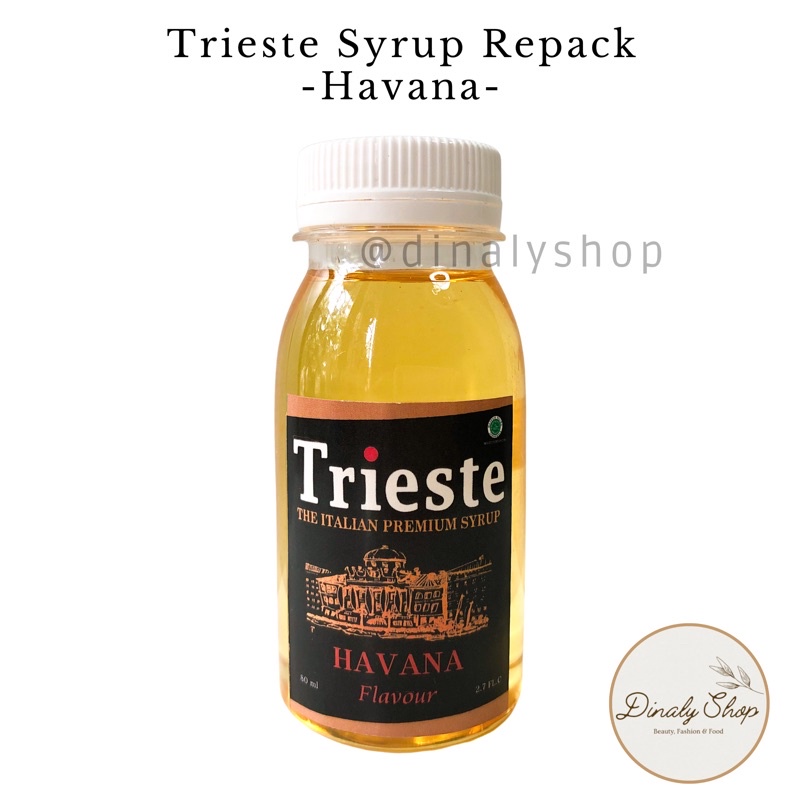 Jual TRIESTE SYRUP 80ML | CARAMEL, HAZELNUT, VANILLA, BUTTERSCOTH ...
