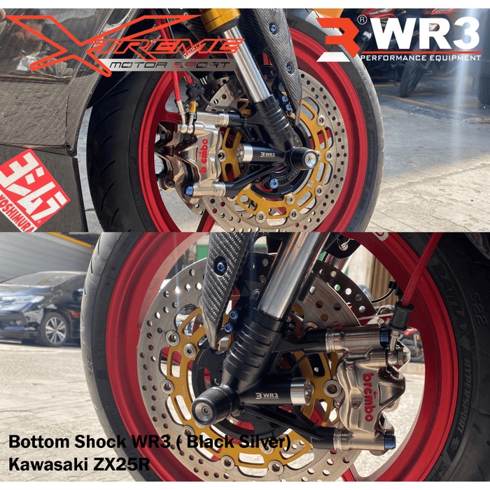 Jual Bottom Shock Double Disc Wr3 Kawasaki Zx25R 4 Cylinder #Original ...