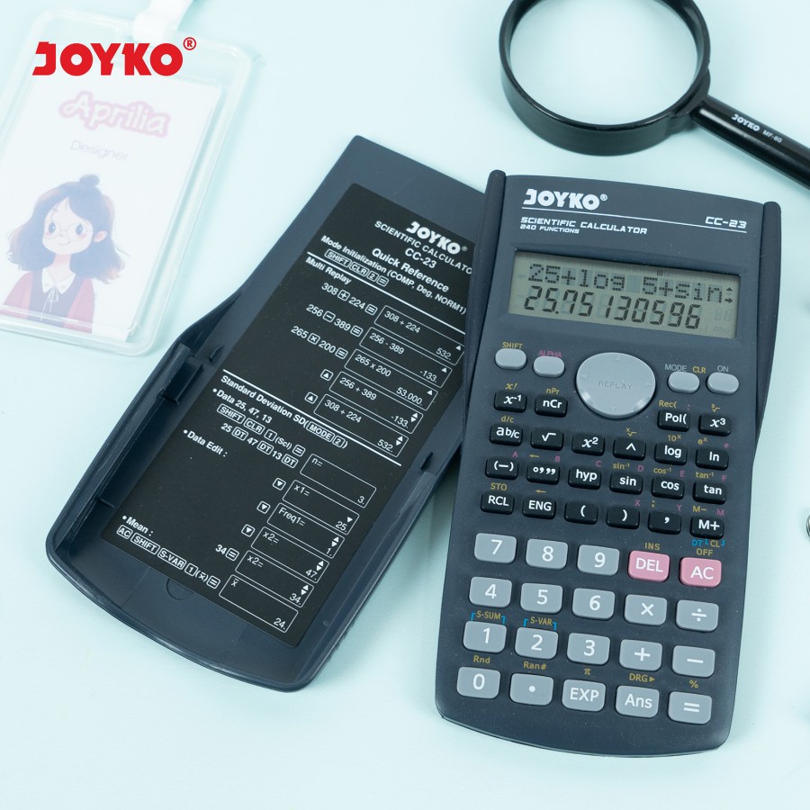Jual KALKULATOR SAINTIFIK (SCIENTIFIC CALCULATOR) JOYKO CC-23 | Shopee ...