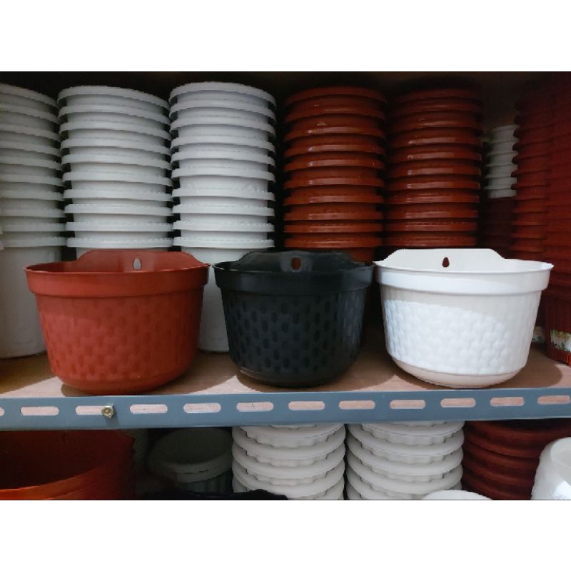 Jual Pot Dinding HAFA 20,pot rotan plastik,pot tempel dinding | Shopee ...