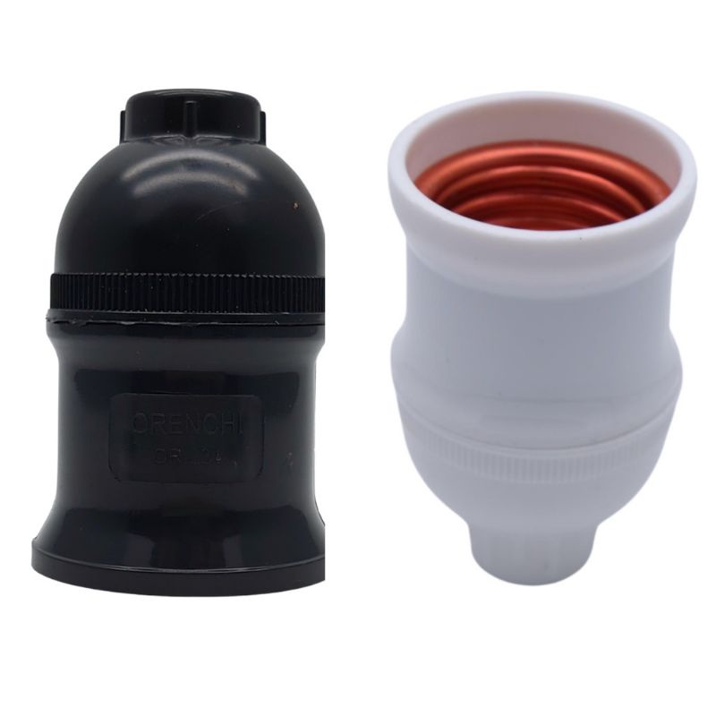 Jual AEBDG Fiting gantung HITAM ATAU PUTIH / Fitting Lampu Gantung E27 ...