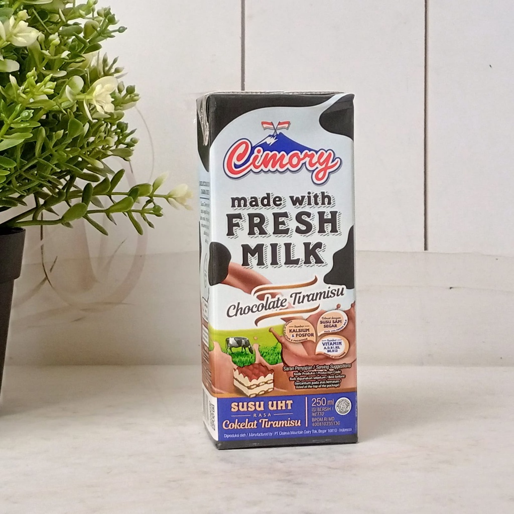 Jual Susu Cimory Fresh Milk / Susu UHT 250ml (Marie Regal/Chocolate ...