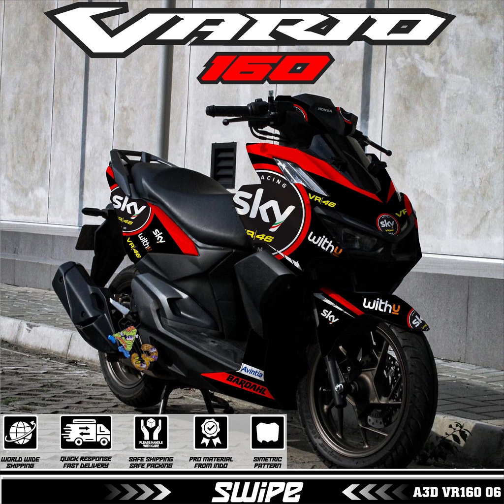Jual Decal Sticker Vario 160 Fullbody New Decal Vario 160 FULLBODY 2022 ...