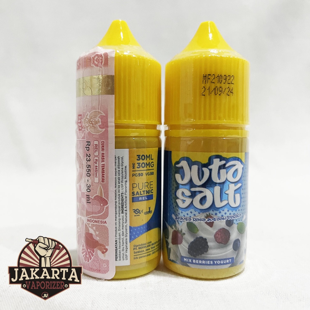 Jual [SALT] JUTA YOGURT MIX BERRIES 30ML 12MG 30MG BY RSR BREW | Shopee ...