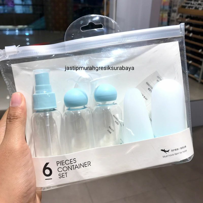 Jual MINISO Container Bottle Travel Kit botol travel botol sanitizer ...