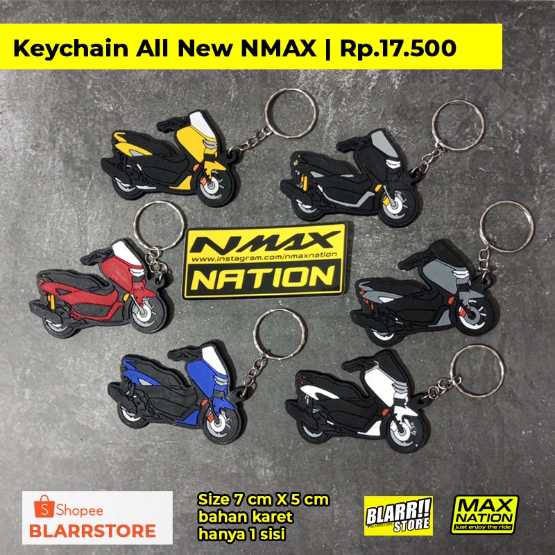 Jual Keychain / Gantungan Kunci All new NMAX (NMAXNATION) | Shopee ...