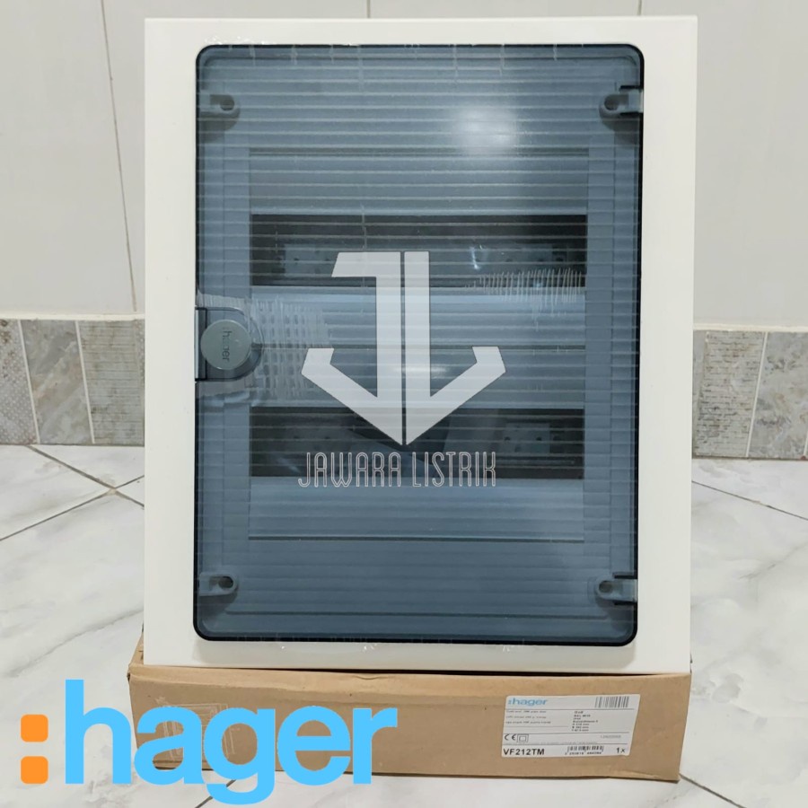 Jual HAGER BOX MCB 24G 24 GRUP INBOW IB VF212TM TRANSPARANT VF SERIES ...