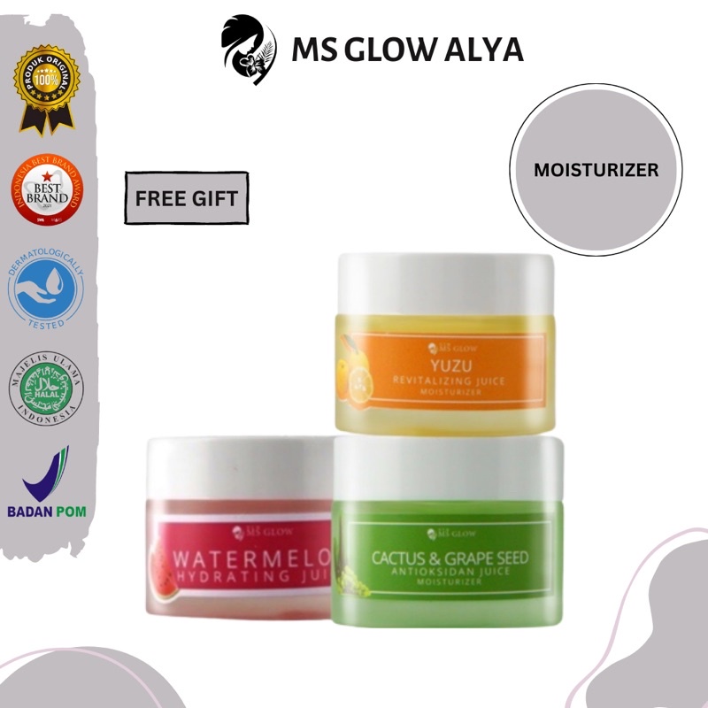 Jual MS GLOW MOISTURIZER JUICE (FREE GIFT) | Shopee Indonesia