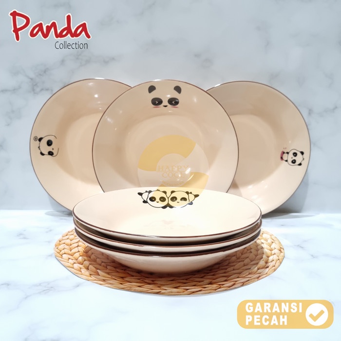 Jual HOMECO 1pcs Plate Dinner Panda Collection | Piring Makan 8,25in ...