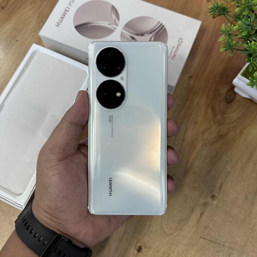 Jual Huawei P50 pro Harmony os Kirin 9000 512GB Pearl white Pajak bea ...