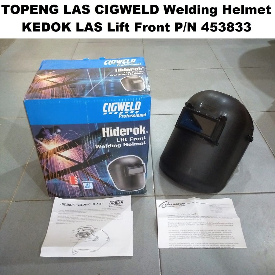 Jual Hiderok Welding Helmet CIGWELD Topeng Las 453833 Kedok Las Kepala ...