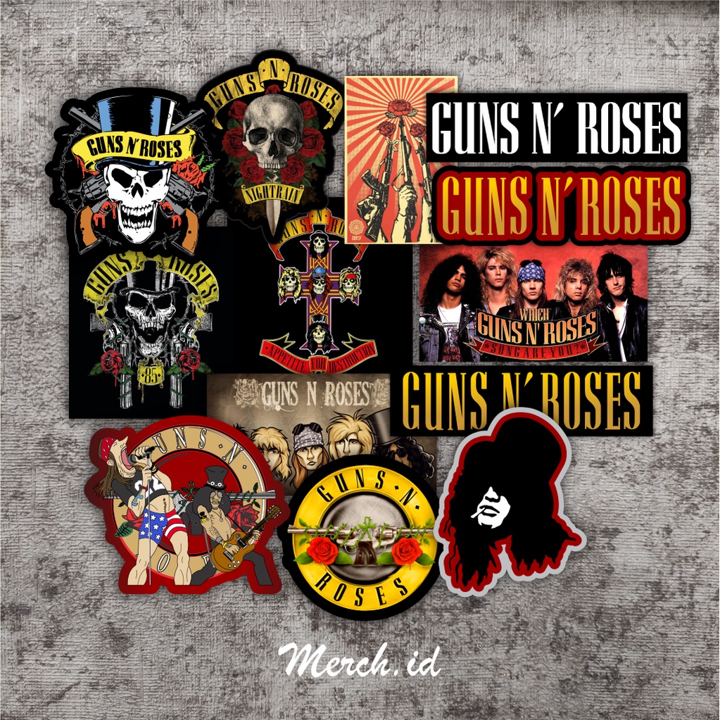 Jual Stiker band Guns N roses / Sticker Pack | Shopee Indonesia