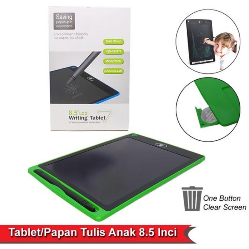 Jual Papan Tulis Anak Karakter Kelinci / LCD WRITING TABLET RABBIT ...