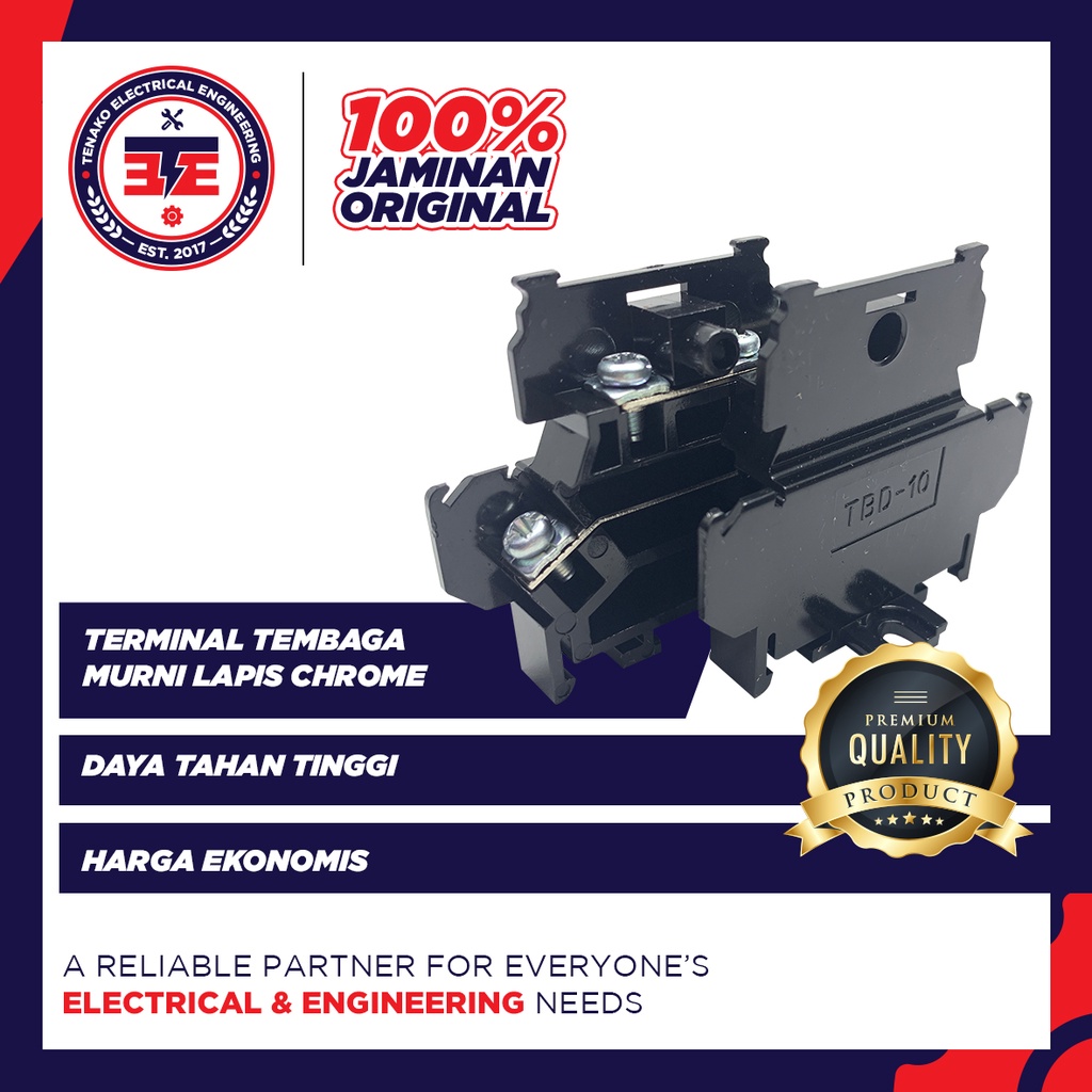 Jual Terminal Block Susun TBD-10 10 Amper TBD10 | Shopee Indonesia