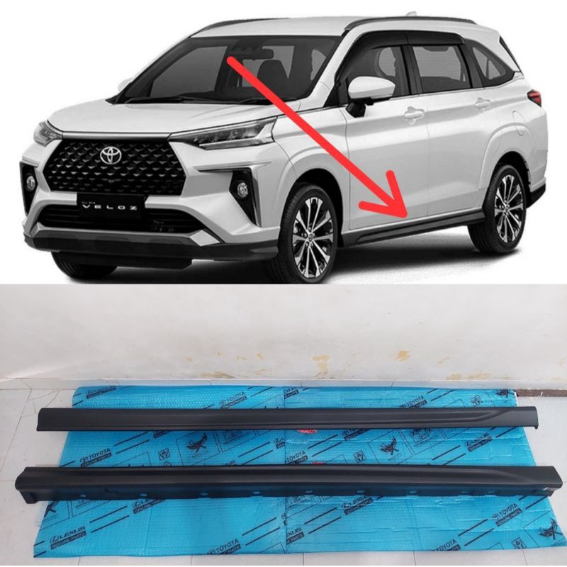 Jual Side Skirt All New Veloz 2022/Side Skirt Avanza Xenia 2022/Bodykit ...