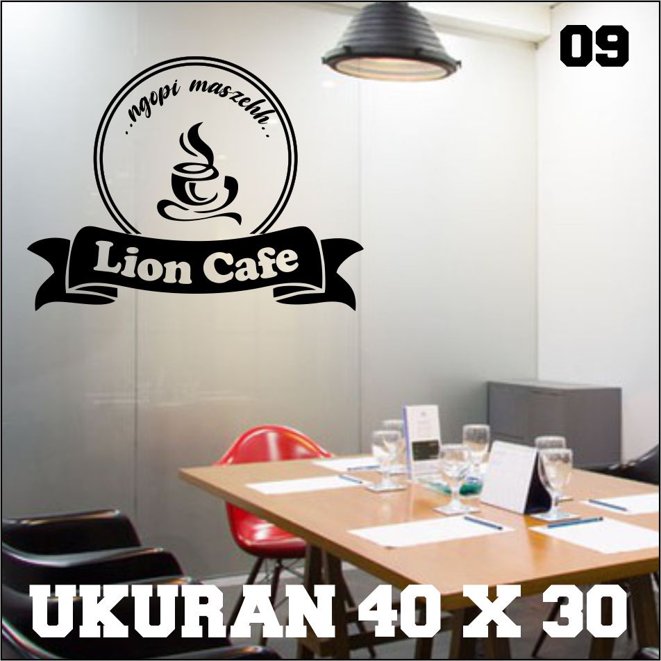 Jual Sticker Stiker Dinding Kopi Coffee Cafe Custom Cutting Stiker ...