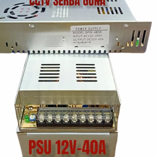 Jual Power Supply 12V 40A Power Supply Switching 12 Volt 40 Amper Murni ...