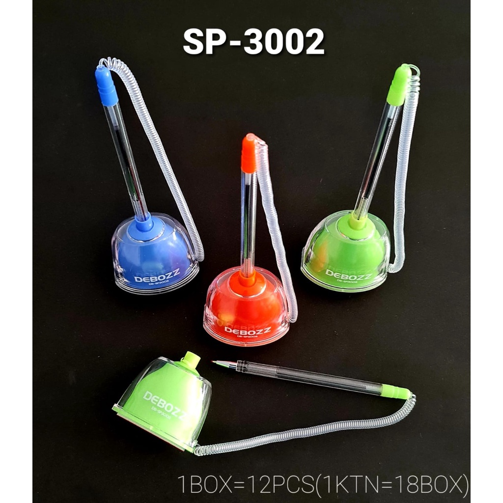 Jual Bolpen Pulpen Pena Meja Desk Tempel Berdiri Spiral Debozz 3010 ...