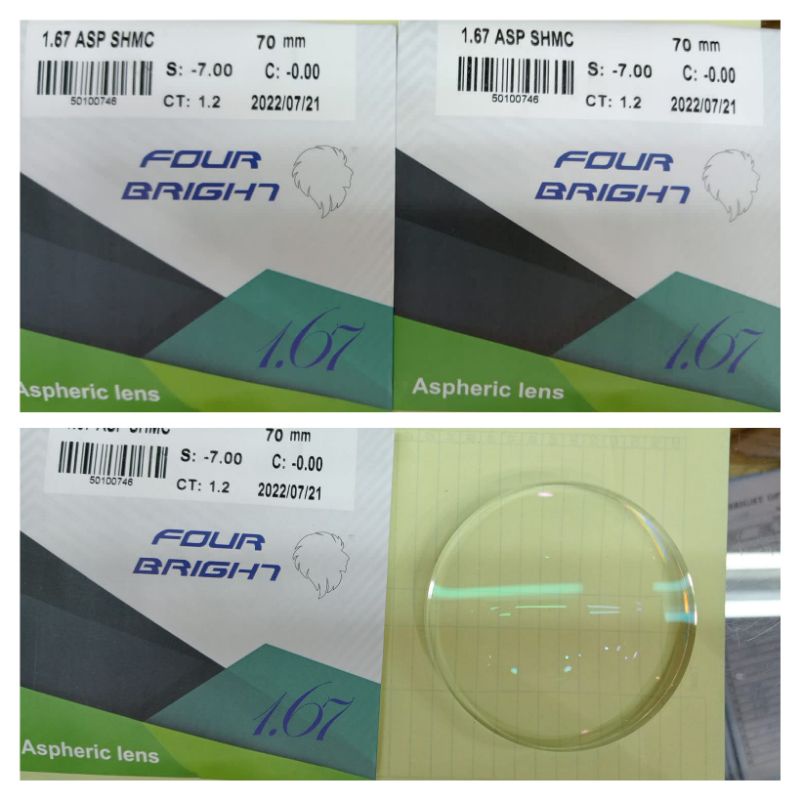 Jual lensq minus hi indeks 1.67 lensa tipis upgrade lensa tipis ujuran ...