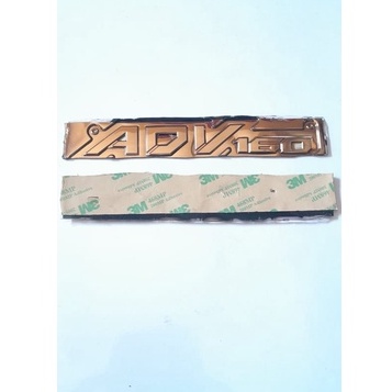 Jual Emblem logo 3D ADV 160 Type 1 - ADV 160 warna gold | Shopee Indonesia