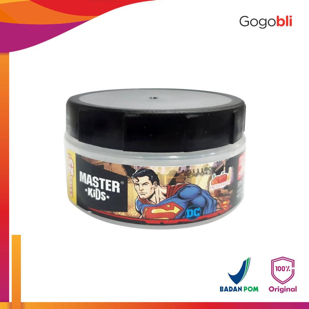 Jual Master Kids Styling Gel Superman 75gr | Shopee Indonesia