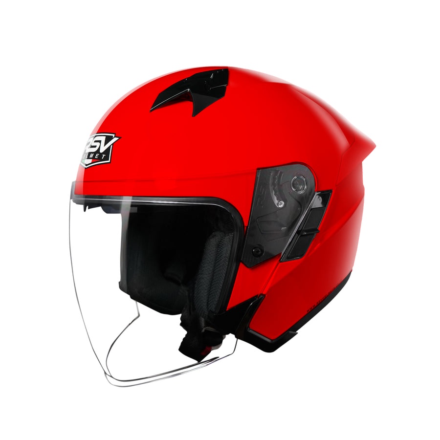 Jual HELM RSV SV300 RED GLOSSY - HELM HALF FACE - RSV HELMET | Shopee ...