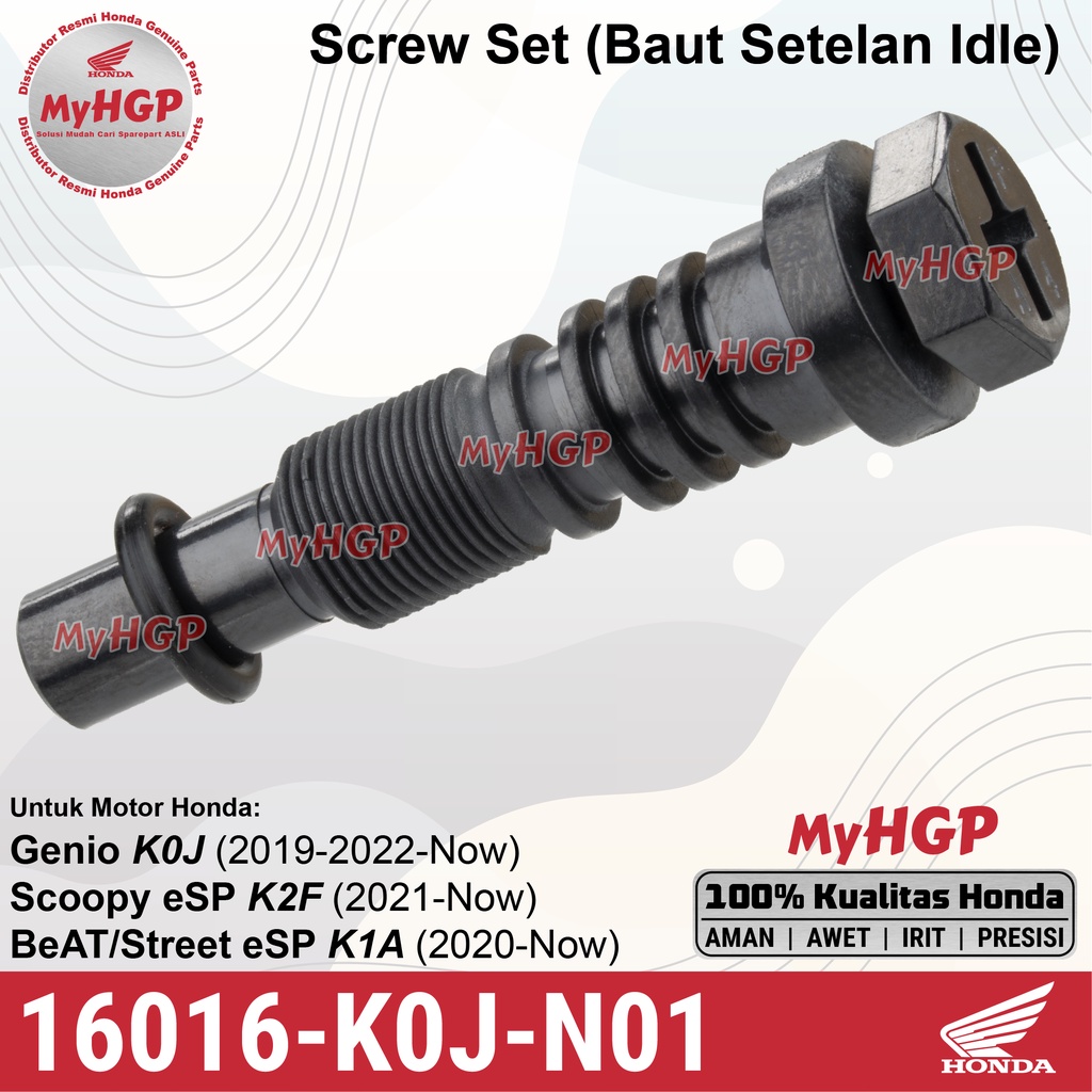 Jual 16016K0JN01 - Screw Set - Baut Setelan Gas Langsam Injeksi Genio ...