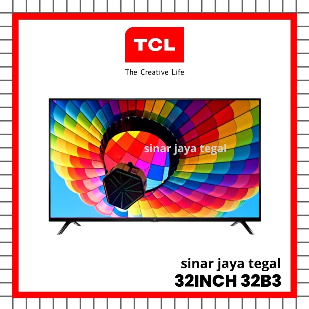 Jual TV LED TCL 32 INCH 32B3 - HD Digital TV - HDMI/USB-Headphone TV LED TV 32 inch | Shopee ...