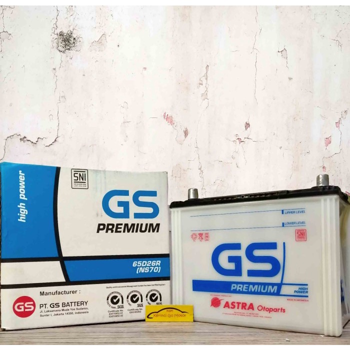 Jual AKI GS ASTRA PREMIUM NS70 ACCU GS PREMIUM BASAH NEW DYNA HINO DUTRO | Shopee Indonesia