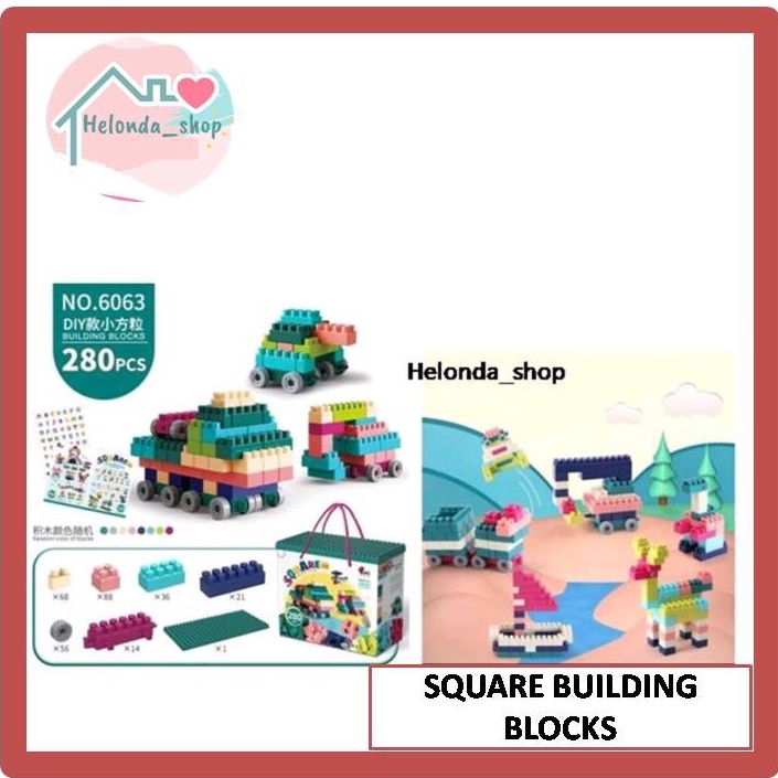 Jual SQUARE BUILDING BLOCKS | Shopee Indonesia