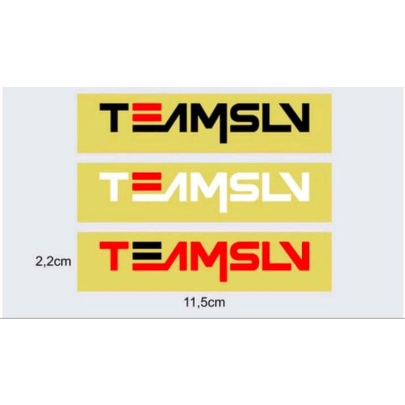 Jual cutting stiker teamslv/stiker team | Shopee Indonesia