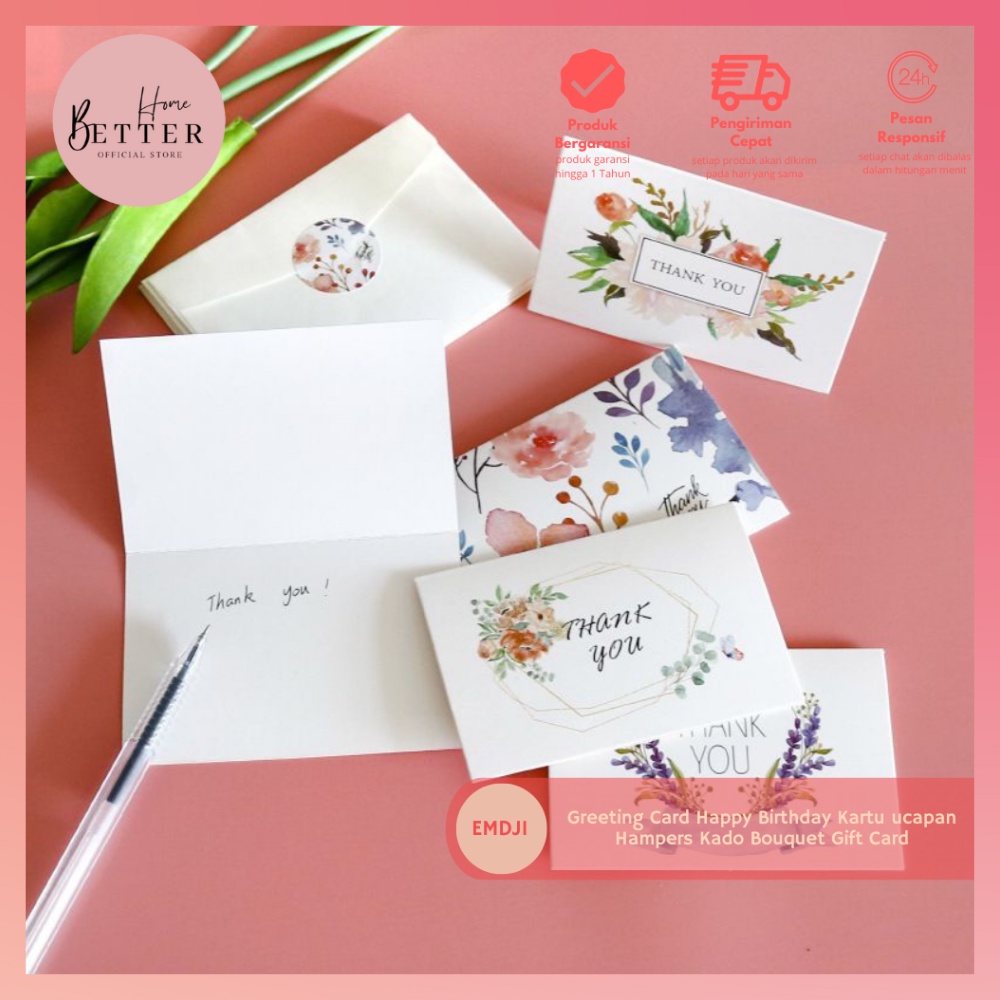 Jual Better Home Greeting Card Happy Birthday Kartu ucapan Hampers Kado ...