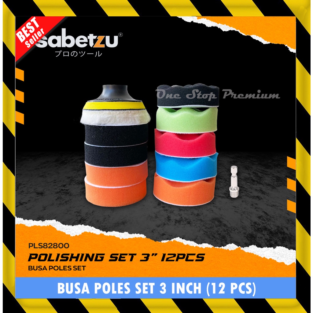 Jual BUSA FOAM SPON SPONGE APLIKATOR BUFFING WOOL BACKING POLISHING ...