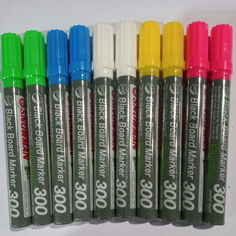 Jual Snowman Black Board Marker 300 | Shopee Indonesia