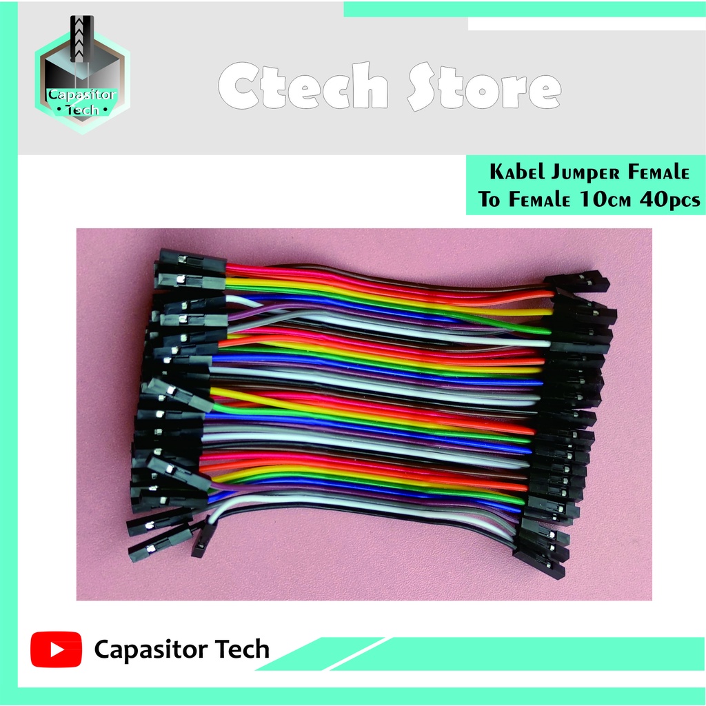 Jual Kabel Jumper Male-Male, Male-Female, Female-Female 10CM Isi 40 ...