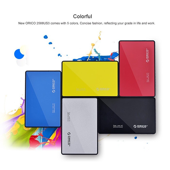 Jual ORICO External Hardisk SSD Portable 2588US3 2.5 USB 3.0 Enclosure ...