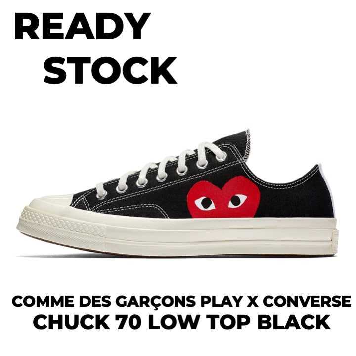 Jual Comme Des Garcons Play CDG x Converse Chuck Taylor 70 Low Top ...